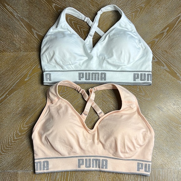 Puma | Intimates & Sleepwear | Puma Criss Cross Sports Bra Set Of 2 L ...